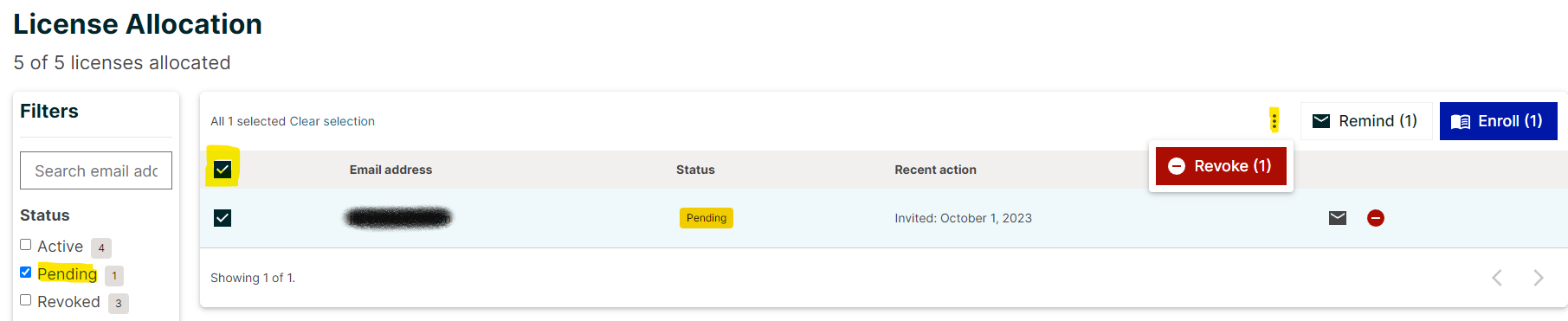 Removing licenses in bulk – edX For Business