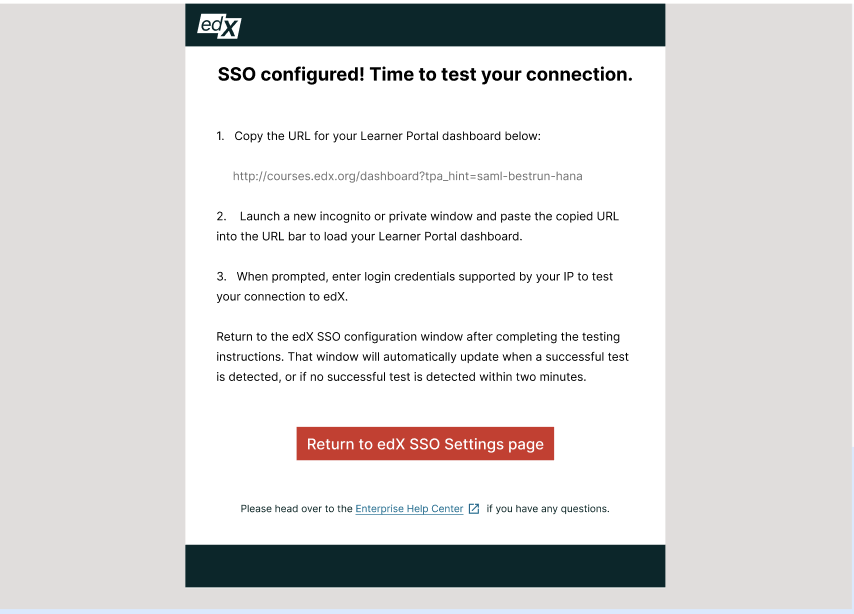 Configuring Single Sign-on (SSO) within the edX Admin Portal – edX For ...