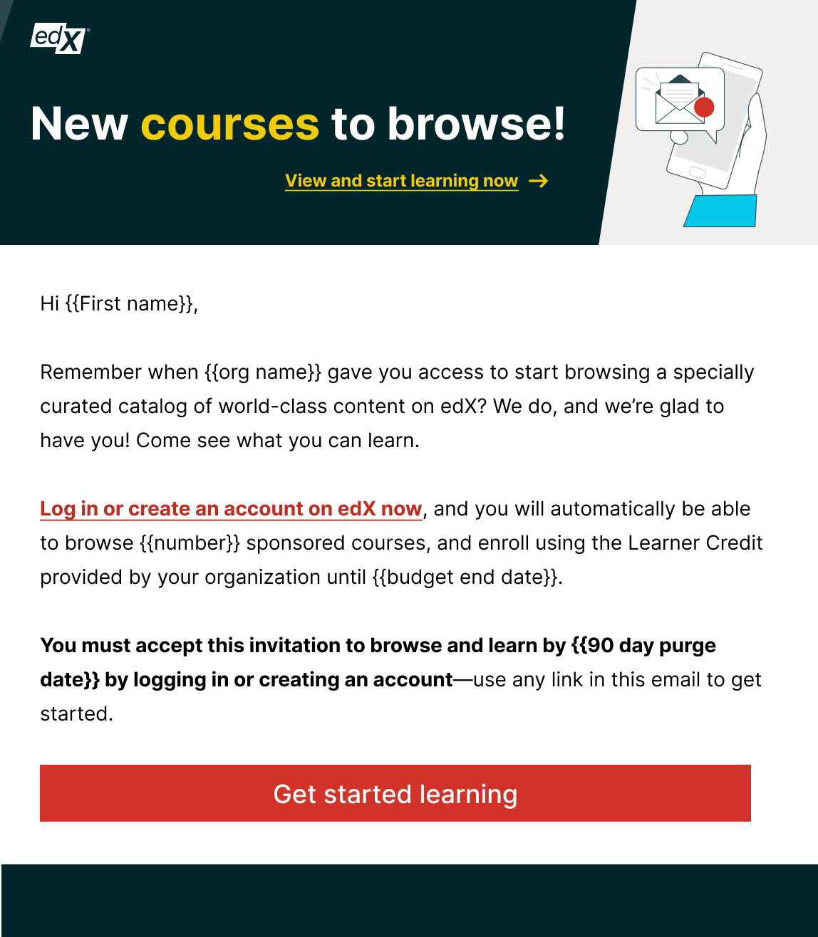 What are the automated email reminders that are sent to the members ...