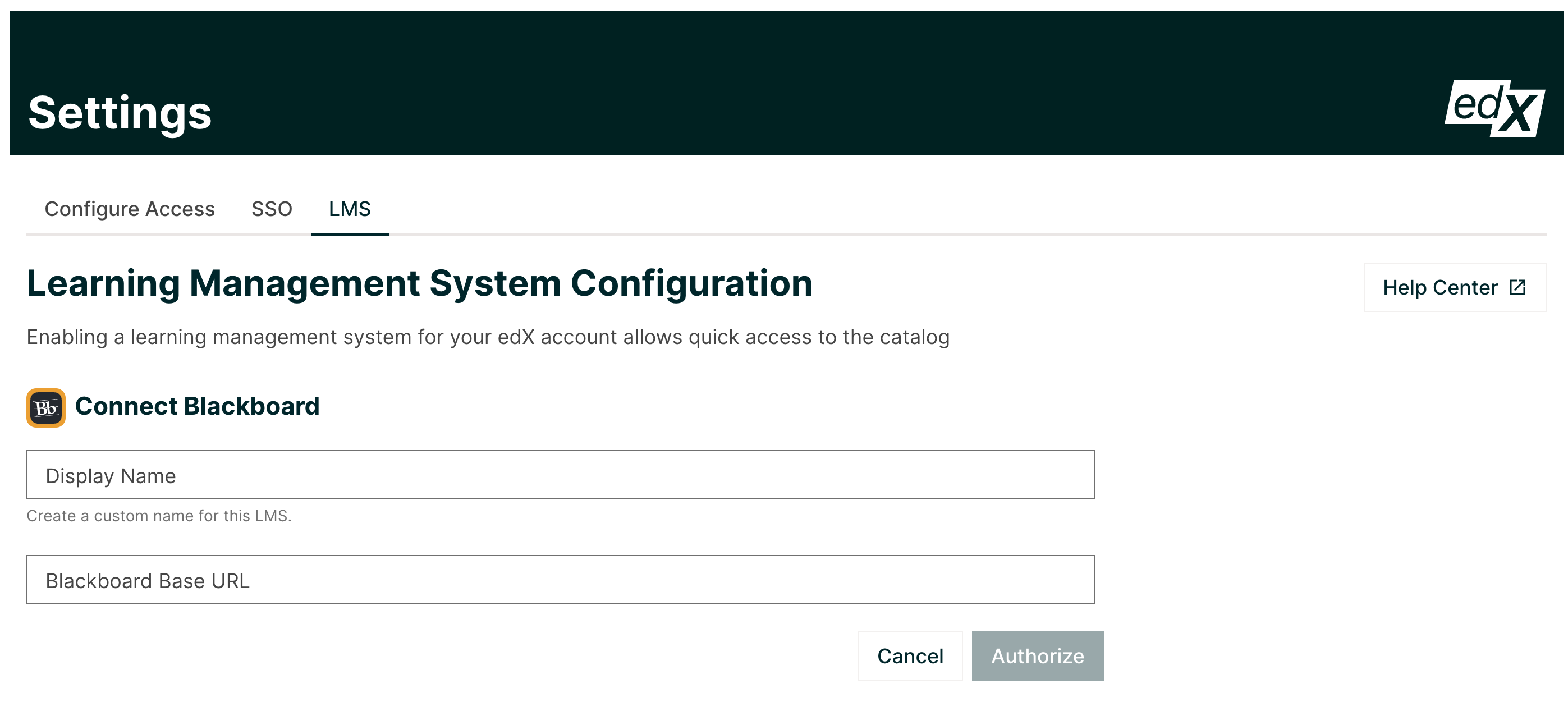 3. Configure your Blackboard integration using the edX Admin Portal ...