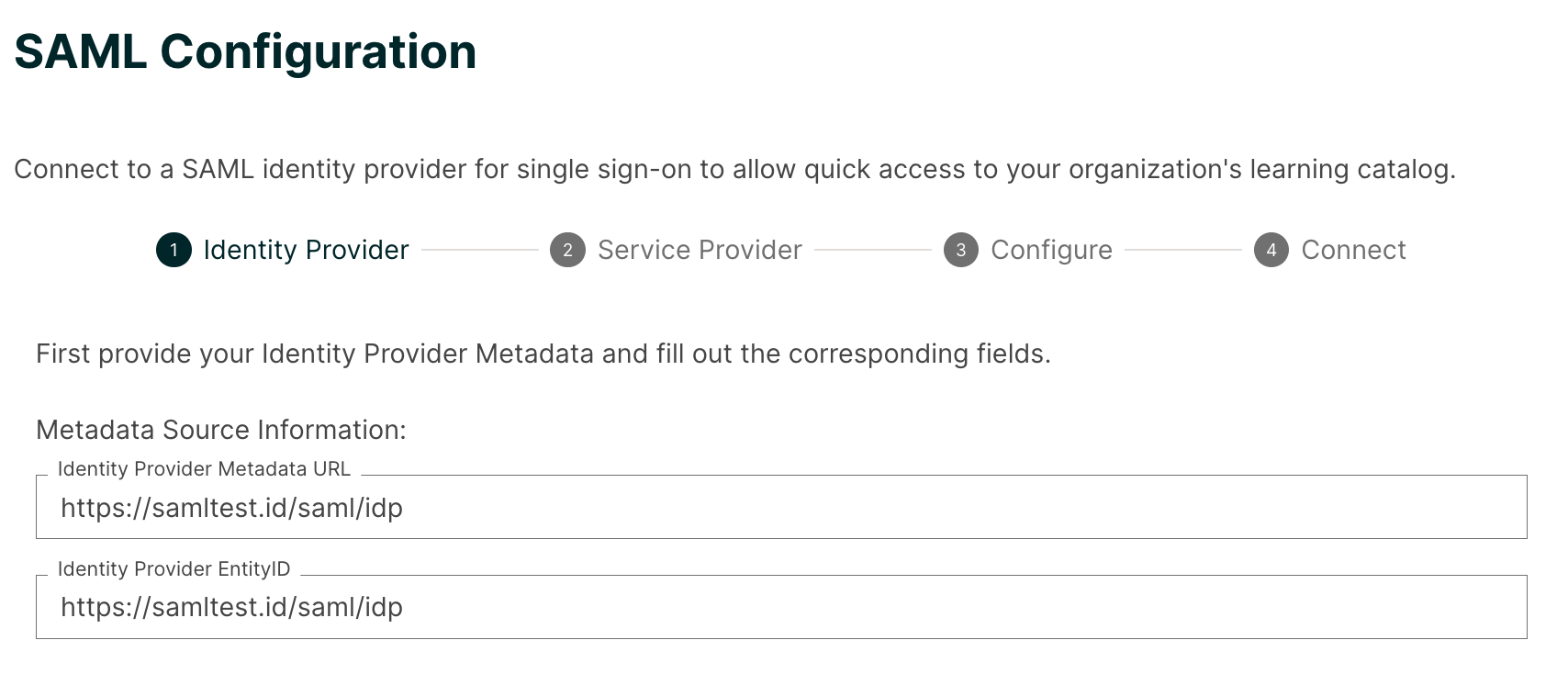Step 2. Configuring a SuccessFactors integration using the Admin Portal ...